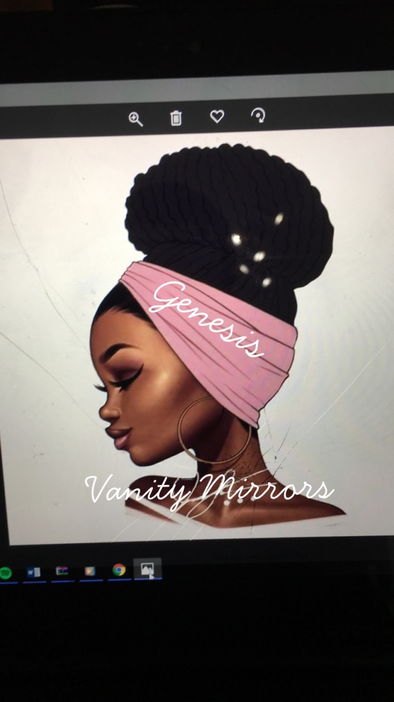 Genesis Vanity Mirrors Logo Design - 48hourslogo