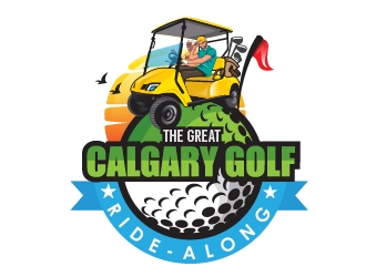 The Great Calgary Golf Ride-Along Logo Design - 48hourslogo