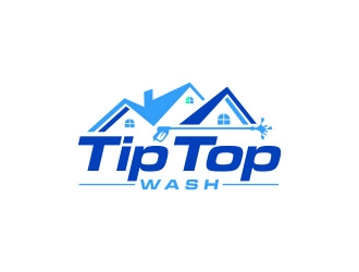 Tip Top Wash Logo Design - 48hourslogo