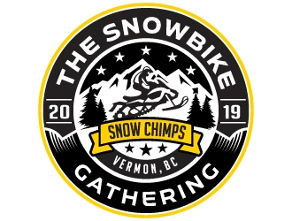 The Snowbike Gathering 2019 Logo Design - 48hourslogo