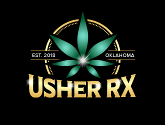 Usher Rx Logo Design - 48hourslogo
