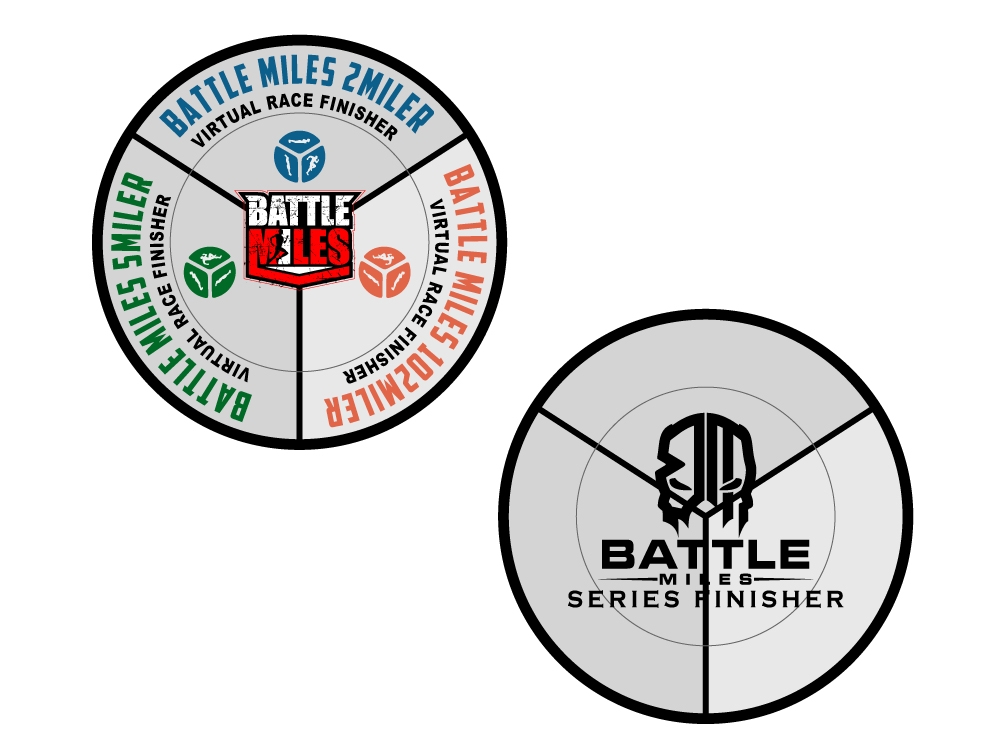 BATTLE MILES Digital Design - 48hourslogo