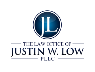 The Law Offices of Justin W. Low, PLLC Logo Design - 48hourslogo