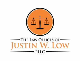 The Law Offices of Justin W. Low, PLLC Logo Design - 48hourslogo