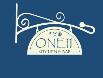 One 11 Kitchen & Bar Logo Design - 48hourslogo