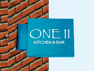One 11 Kitchen & Bar Logo Design - 48hourslogo