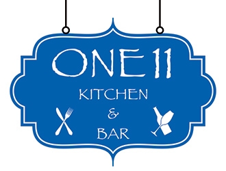 One 11 Kitchen & Bar Logo Design - 48hourslogo