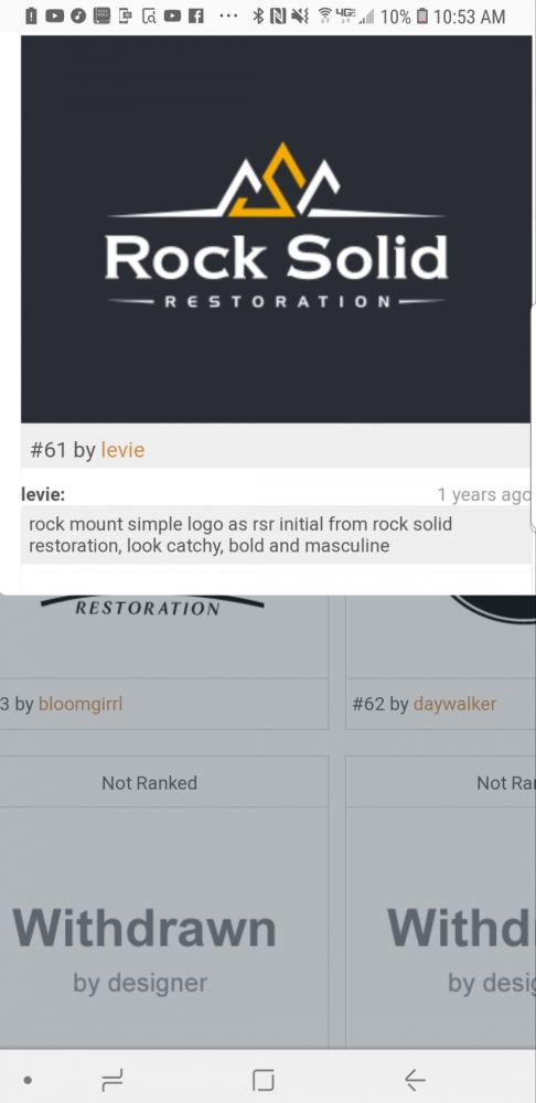 Rock Solid Remodeling Logo Design - 48hourslogo