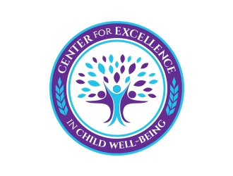 Center for Excellence in CHILD Well-being Logo Design - 48hourslogo