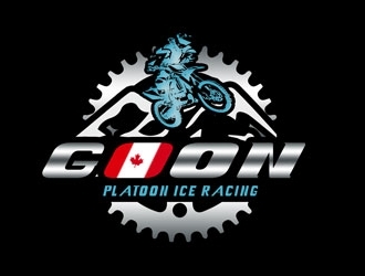 Goon Platoon Ice Racing Logo Design - 48hourslogo