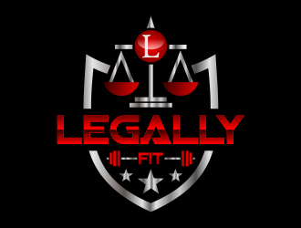 Legally Fit Logo Design - 48hourslogo