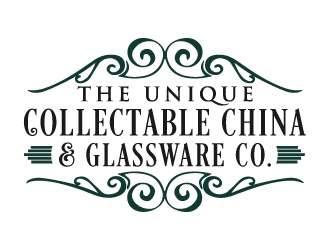 The Unique Collectable China & Glassware Company Logo Design - 48hourslogo