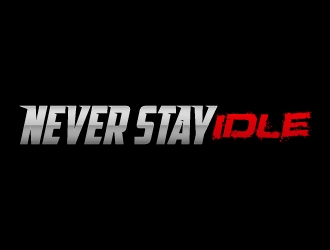 NEVER STAY idle Logo Design - 48hourslogo