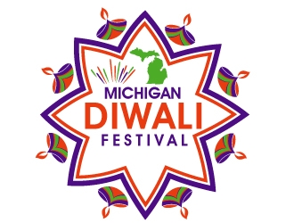 Michigan Diwali Festival Logo Design - 48hourslogo