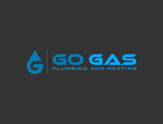 Go Gas plumbing and heating Logo Design - 48hourslogo