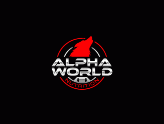 AlphaWorld Nutrition Logo Design - 48hourslogo