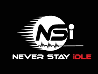 NEVER STAY idle Logo Design - 48hourslogo