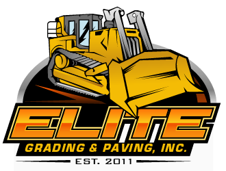 Elite Grading & Paving, Inc. Logo Design - 48hourslogo
