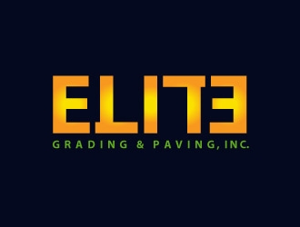 Elite Grading & Paving, Inc. Logo Design - 48hourslogo
