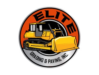 Elite Grading & Paving, Inc. Logo Design - 48hourslogo