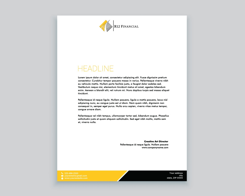 R12 Financial Digital Design - 48hourslogo