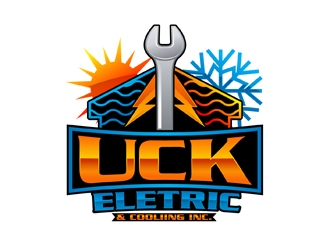UCK ELETRIC&COOLIING INC. Logo Design - 48hourslogo