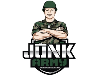 Junk Army Logo Design - 48hourslogo