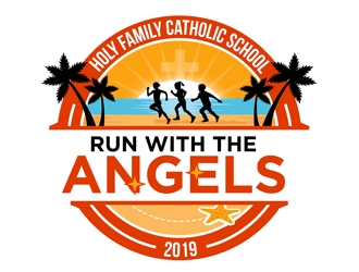 Run with the Angels Logo Design - 48hourslogo