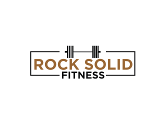 Rock Solid Fitness Logo Design - 48hourslogo