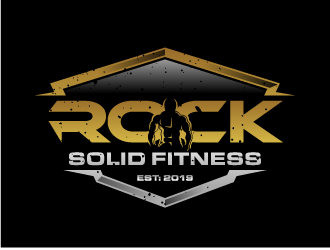 Rock Solid Fitness Logo Design - 48hourslogo