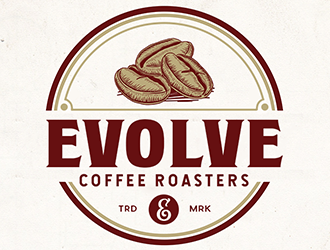 Evolve Coffee Roasters Logo Design - 48hourslogo