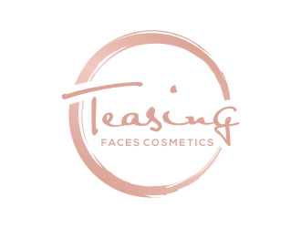 Teasing Faces Cosmetics Logo Design - 48hourslogo
