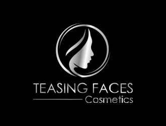 Teasing Faces Cosmetics Logo Design - 48hourslogo