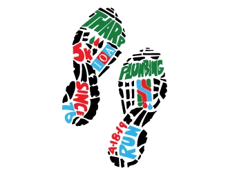 Tharp 5K Run Shirt Logo Design - 48hourslogo