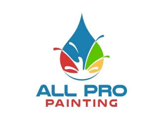 All Pro Painting Logo Design - 48hourslogo