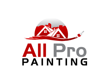 All Pro Painting Logo Design - 48hourslogo