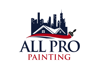 All Pro Painting Logo Design - 48hourslogo