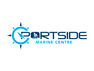 PORTSIDE Marine Centre Logo Design - 48hourslogo