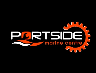 PORTSIDE Marine Centre Logo Design - 48hourslogo