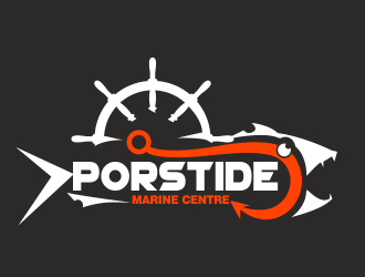 PORTSIDE Marine Centre Logo Design - 48hourslogo