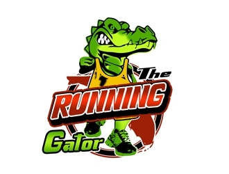 The Running Gator Logo Design - 48hourslogo