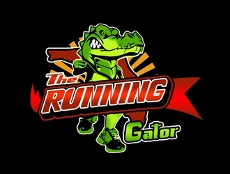 The Running Gator Logo Design - 48hourslogo