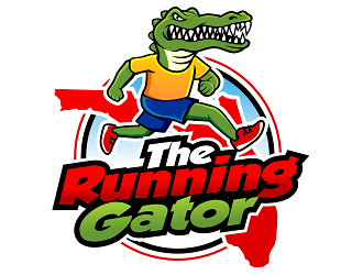 The Running Gator Logo Design - 48hourslogo