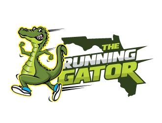 The Running Gator Logo Design - 48hourslogo