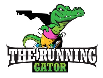 The Running Gator Logo Design - 48hourslogo