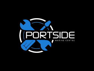 PORTSIDE Marine Centre Logo Design - 48hourslogo