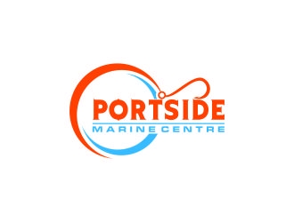 PORTSIDE Marine Centre Logo Design - 48hourslogo