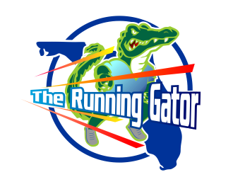 The Running Gator Logo Design - 48hourslogo