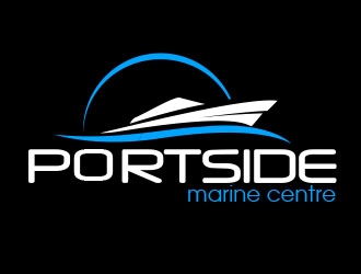 PORTSIDE Marine Centre Logo Design - 48hourslogo