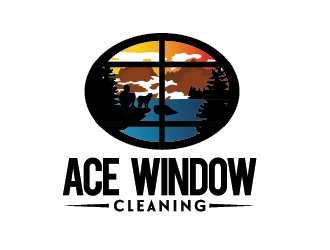 Ace Window Cleaning Logo Design - 48hourslogo